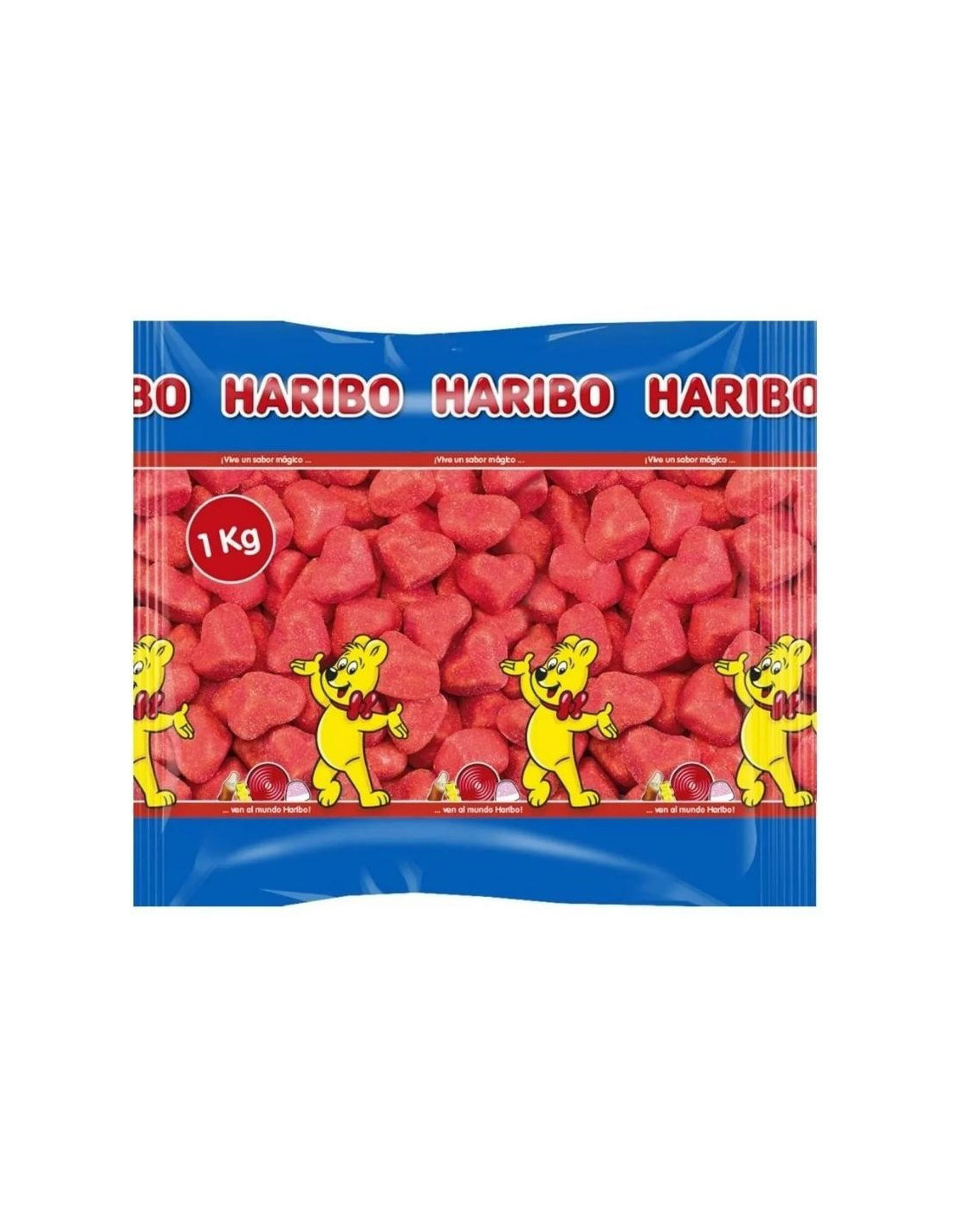 GOMAS HARIBO CORAZON SOFT AZ.RJO B.1KG