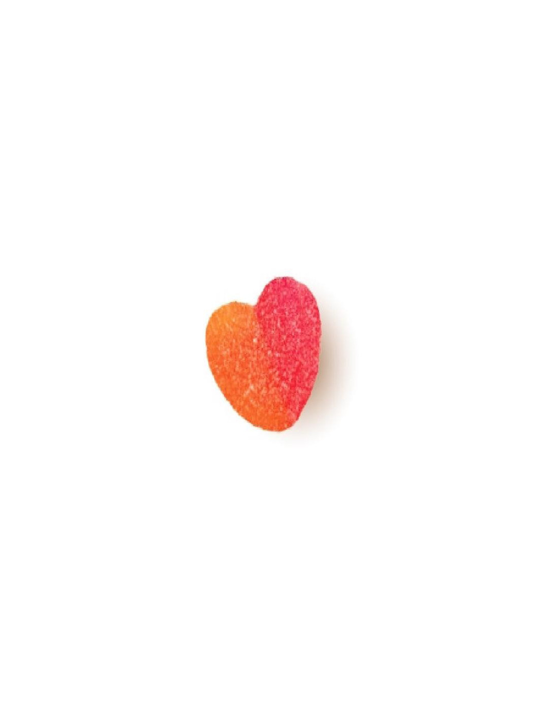 GOMAS DAMEL CORAZON MELOCOTON 1KG