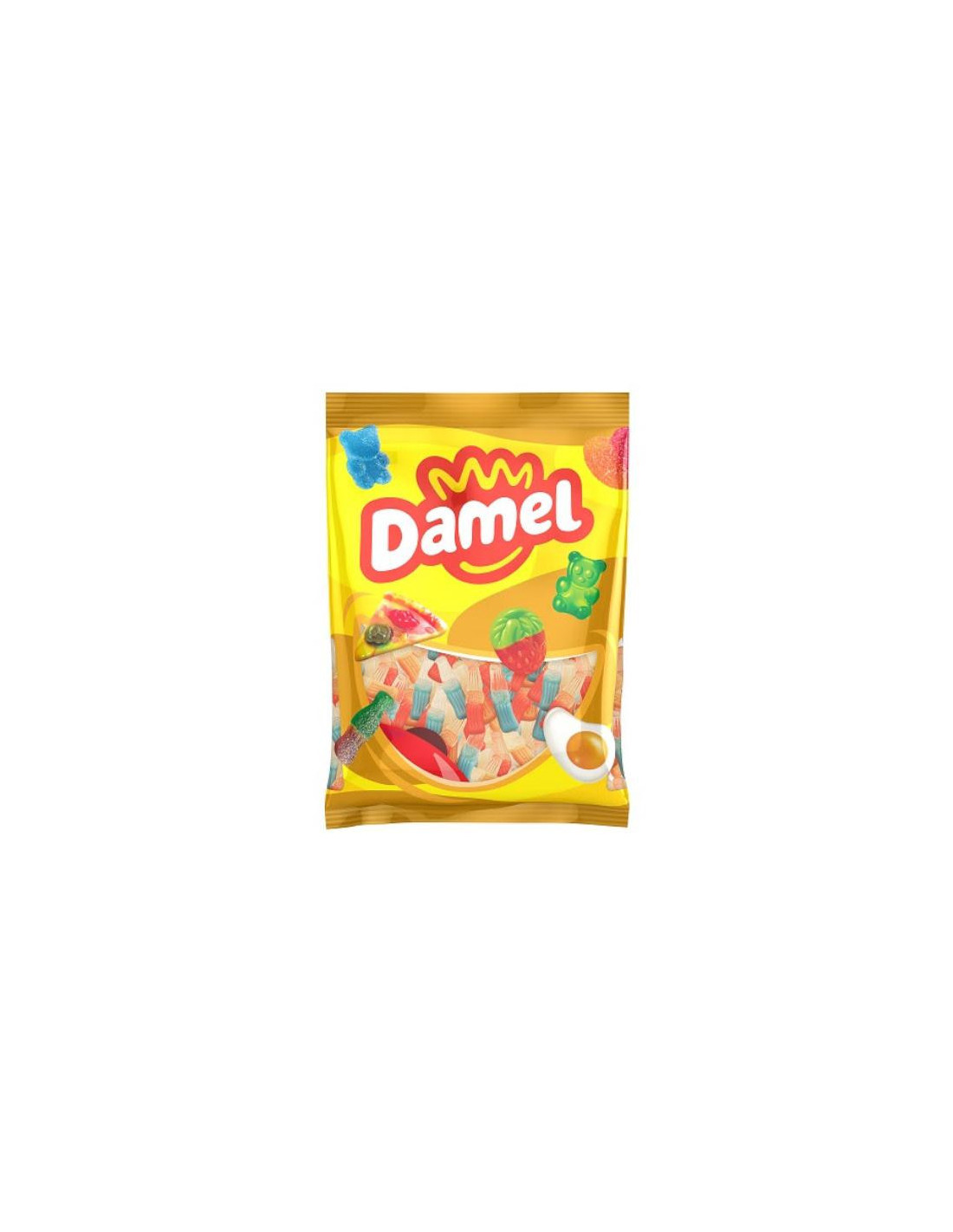 GOMAS DAMEL BOTELLAS COLORES B.1KG BRILL